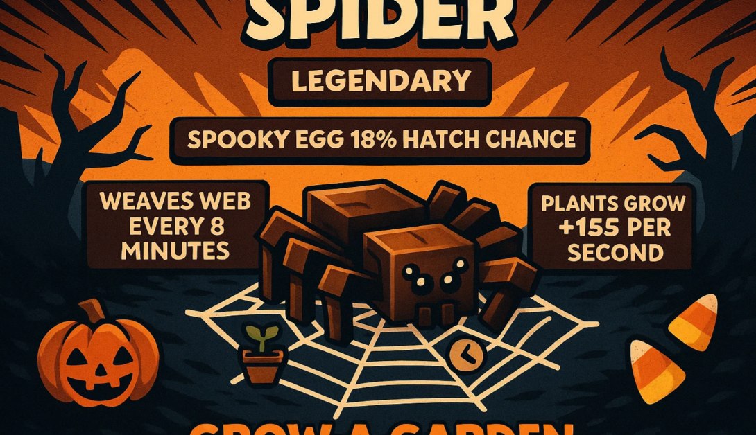 How to Get Spider in Grow a Garden – finalfantasyxivhelp